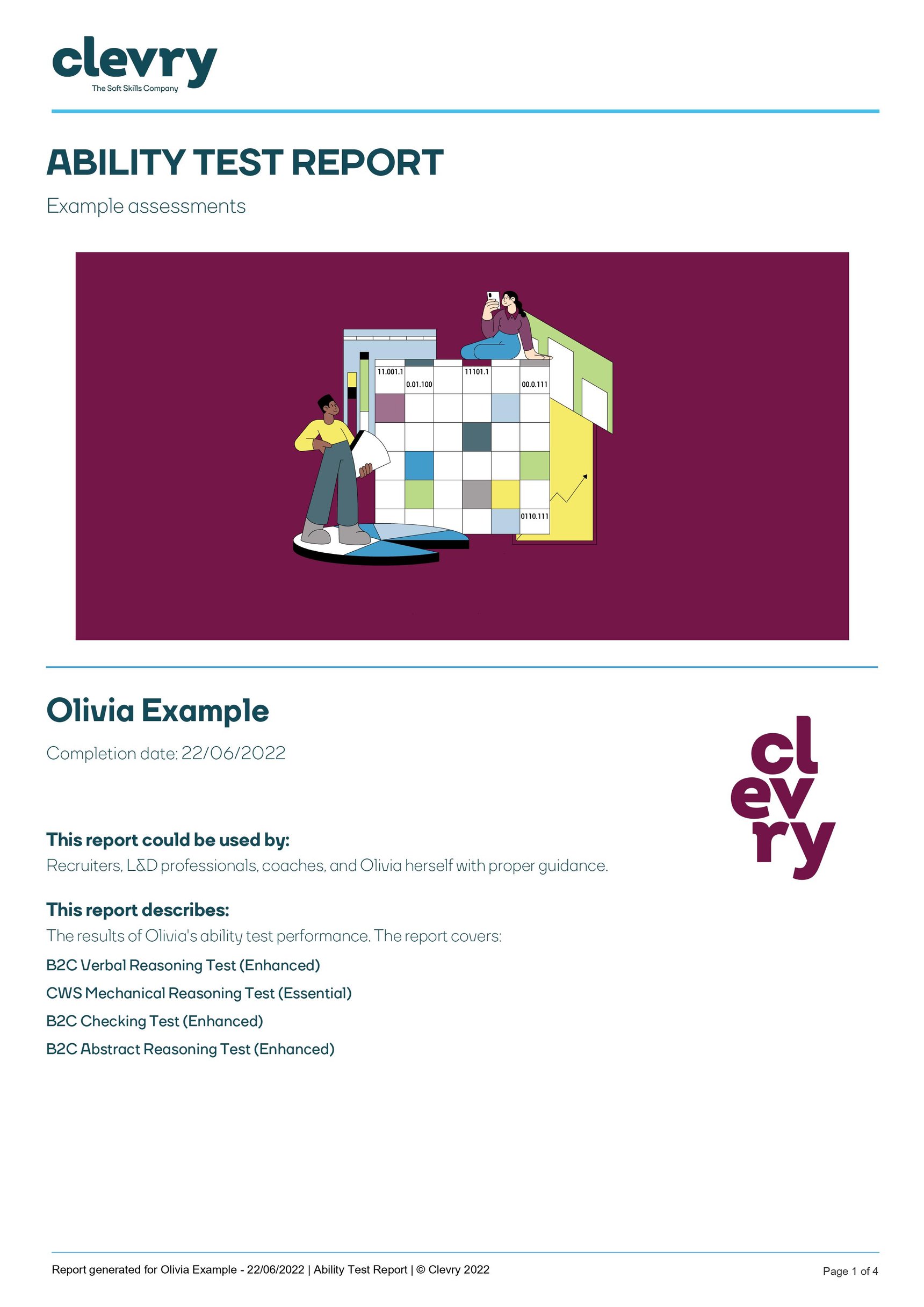 Ability Test Sample Report