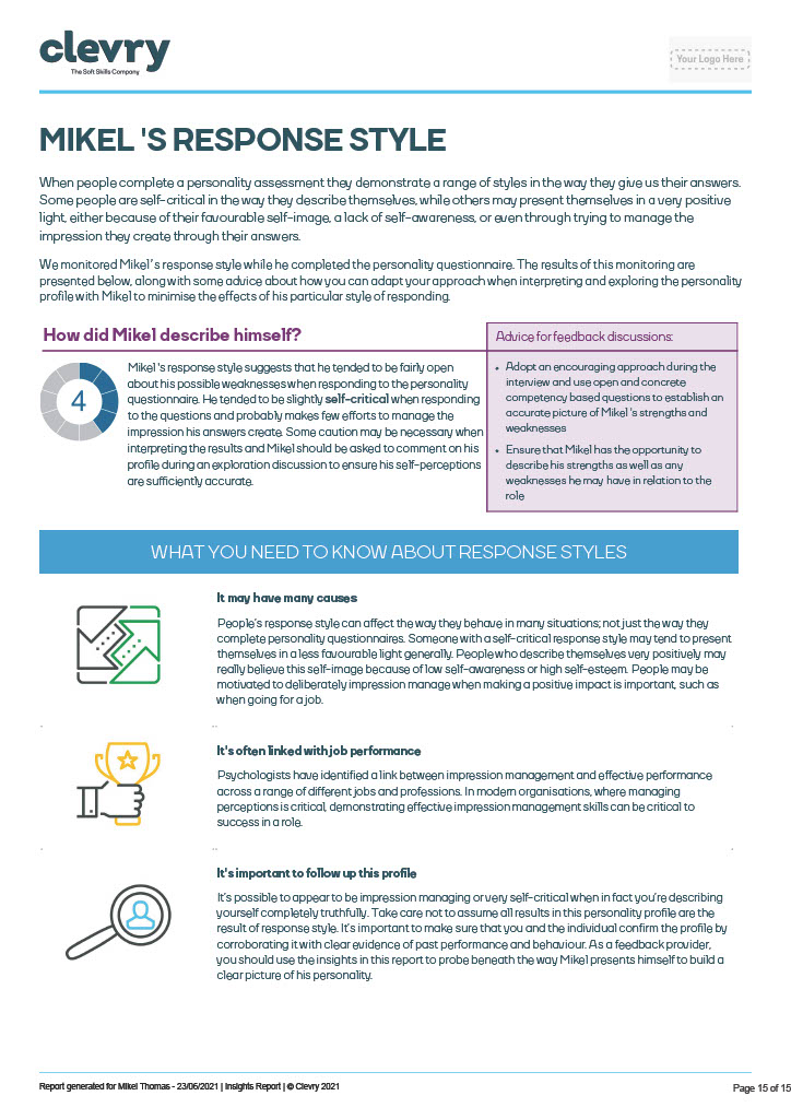 Insights Sample Report